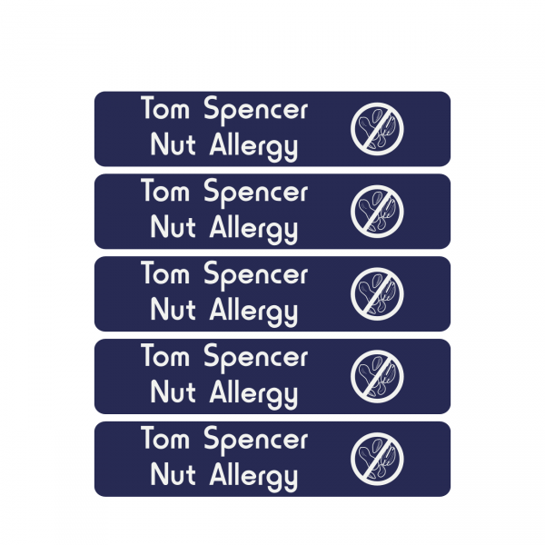 Nut Allergy Name Label Pack – Brilliant Labels